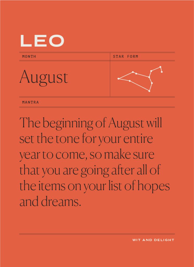 August Horoscopes: Shine Your Light | Wit & Delight | Designing a Life ...
