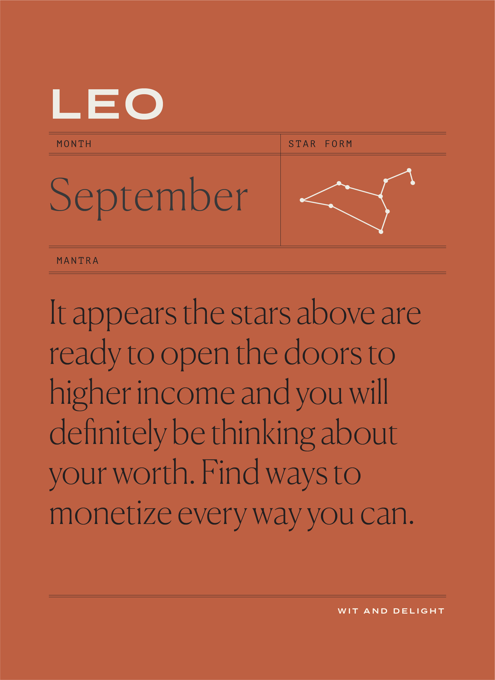September Horoscopes: Your Hopes Have Arrived | Wit & Delight ...