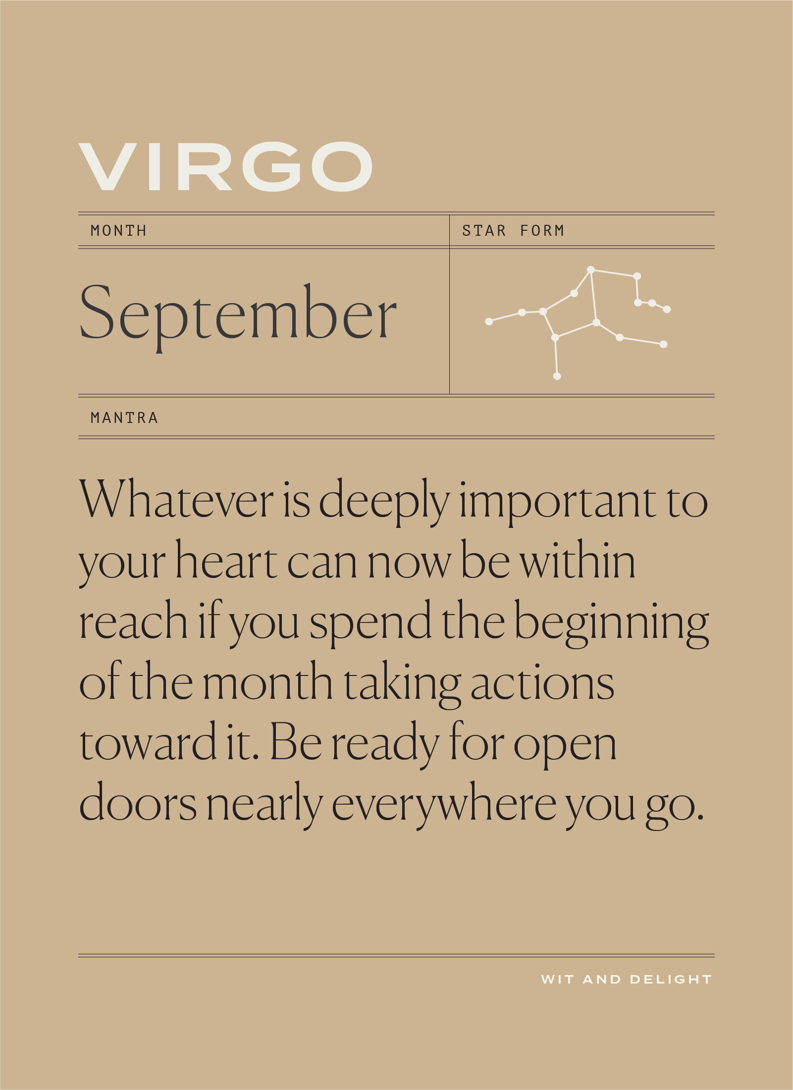 September Horoscopes: Your Hopes Have Arrived | Wit & Delight ...