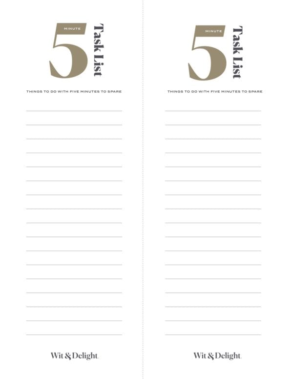 28 5-Minute Tasks That Help Me Make Better Use of My Time | Wit ...