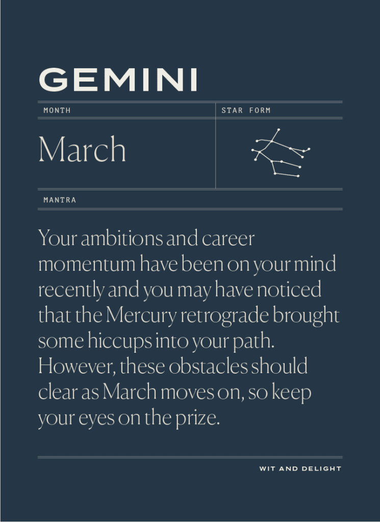 March 2020 Horoscopes: Spring Arrives | Wit & Delight | Designing a ...
