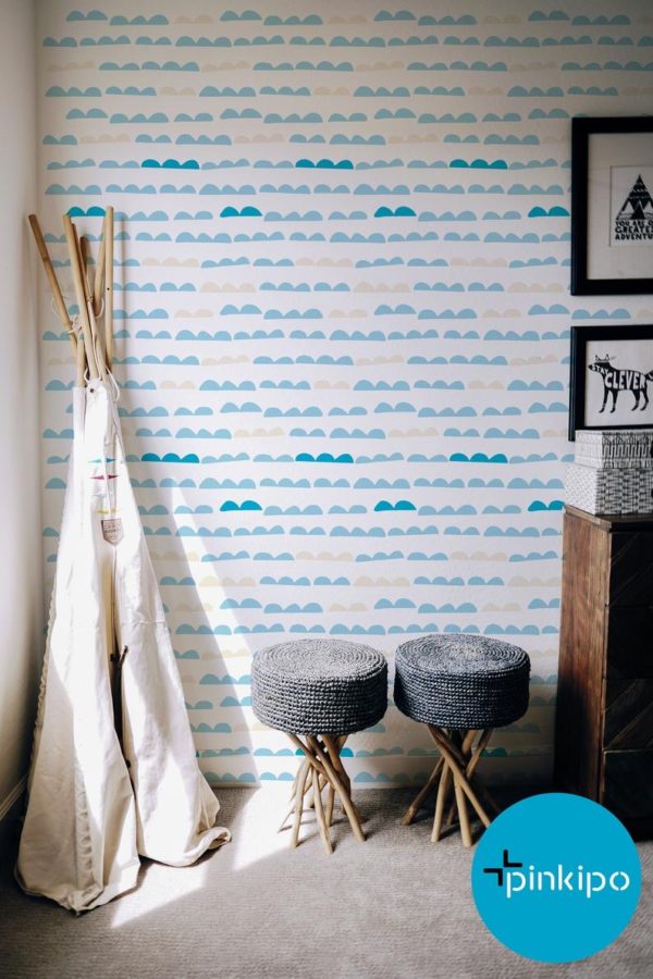 How to Create a DIY Wallpaper for Less Than $50 | Wit & Delight ...