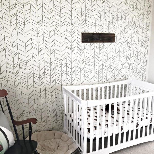 How to Create a DIY Wallpaper for Less Than $50 | Wit & Delight ...