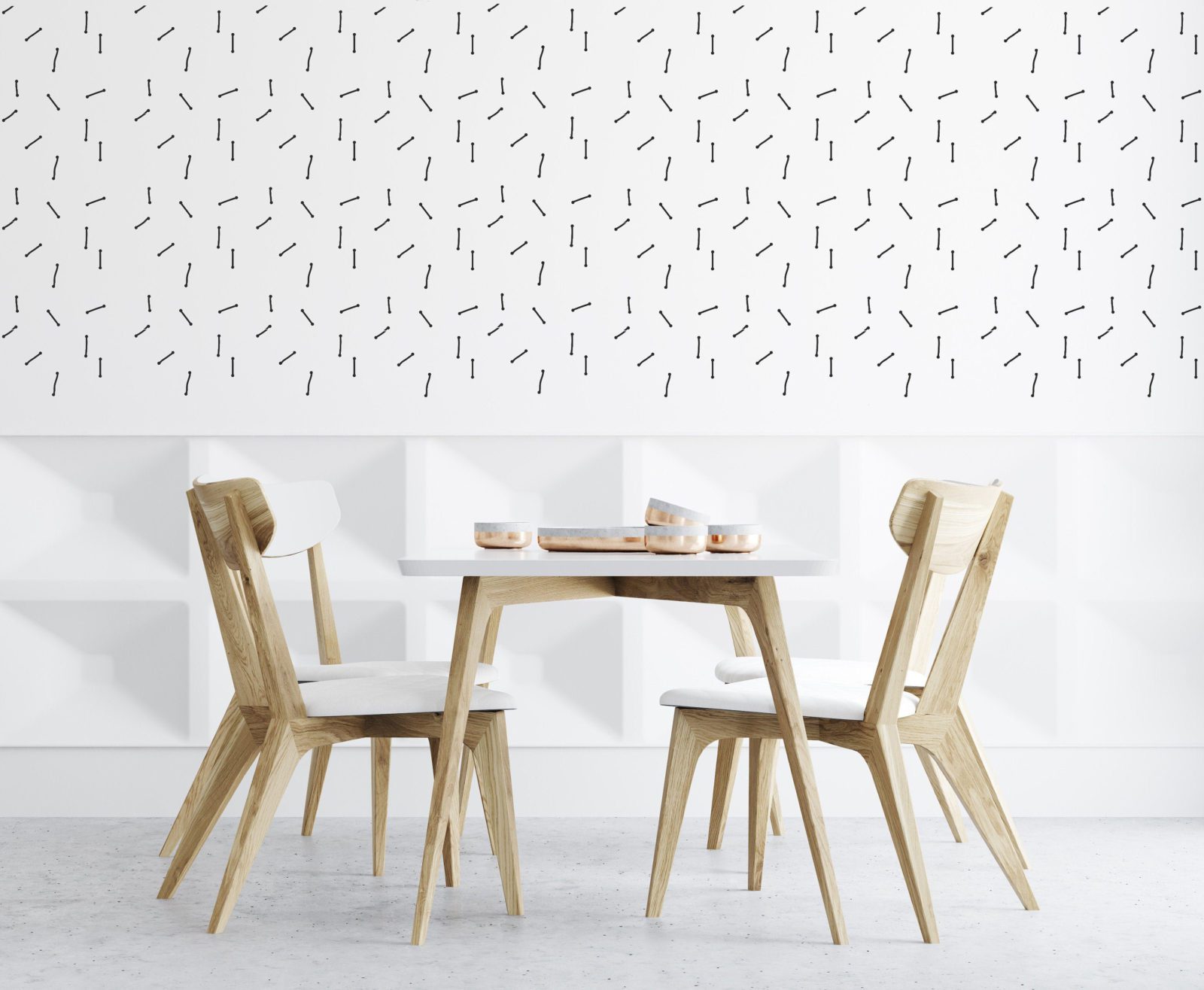 How to Create a DIY Wallpaper for Less Than $50 | Wit & Delight ...