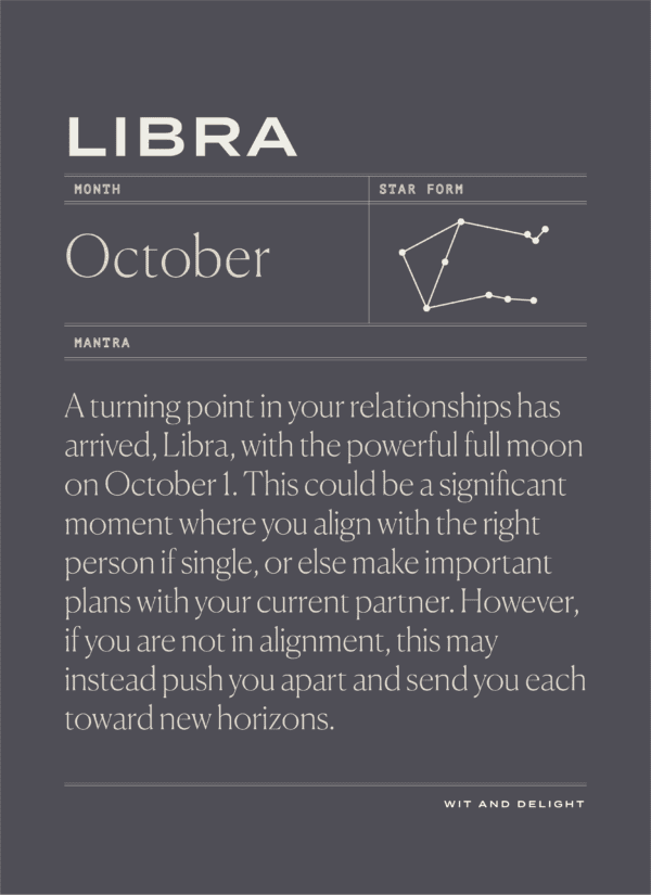 October 2020 Horoscopes: Find Your Inner Peace | Wit & Delight