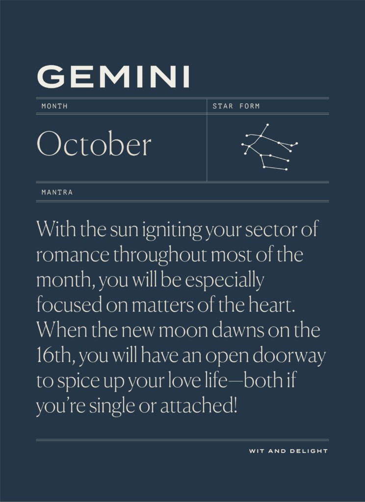 October 2020 Horoscopes: Find Your Inner Peace | Wit & Delight