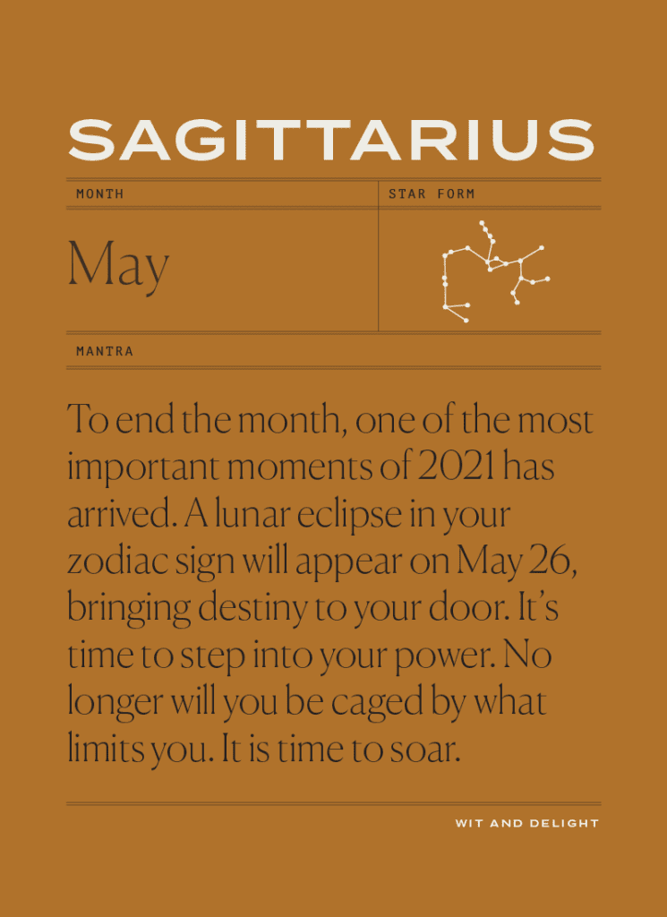 May 2021 Horoscopes: The Power Lives Within You | Wit & Delight ...
