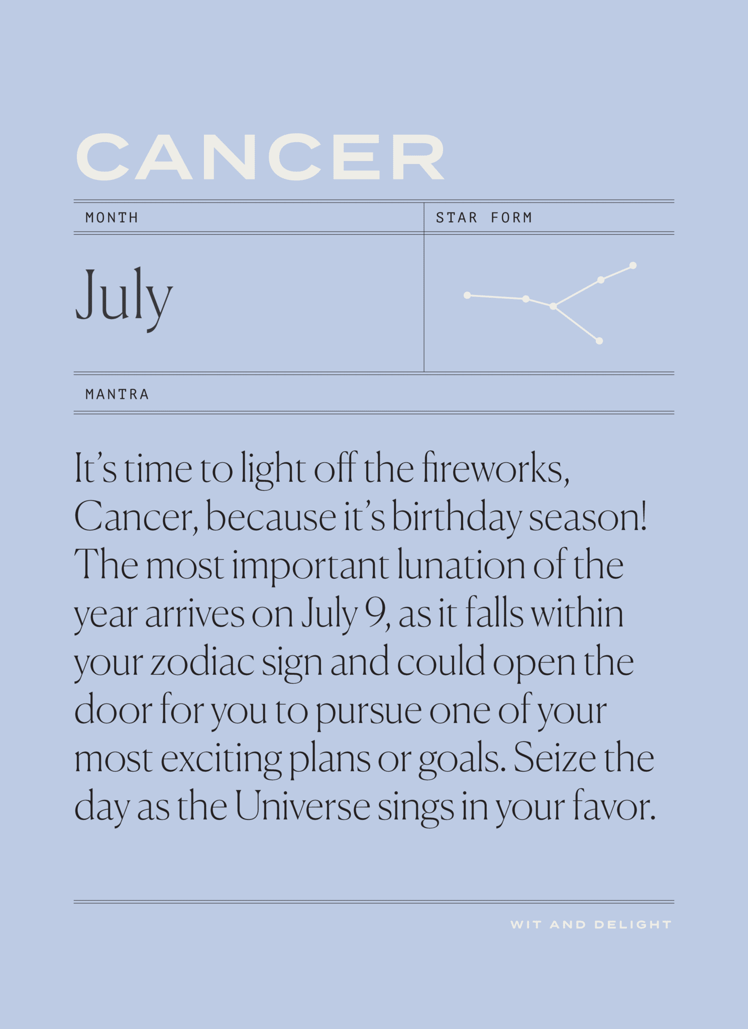 July 2021 Horoscopes: Live Life to the Fullest | Wit & Delight ...