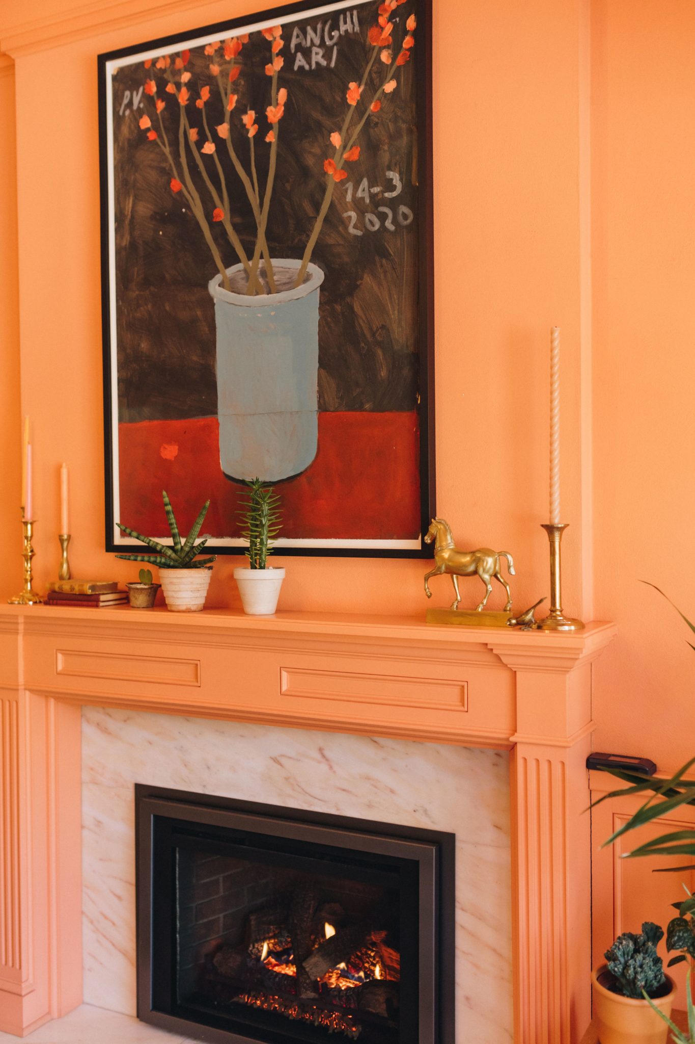 How to Style Your Mantel (Or Any Open Shelf!) | Wit & Delight ...