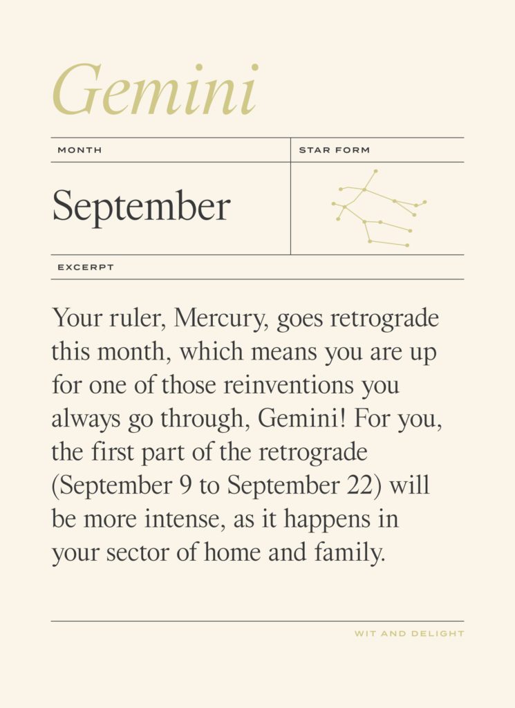 September 2022 Horoscopes: Prepare for Mercury Retrograde | Wit ...