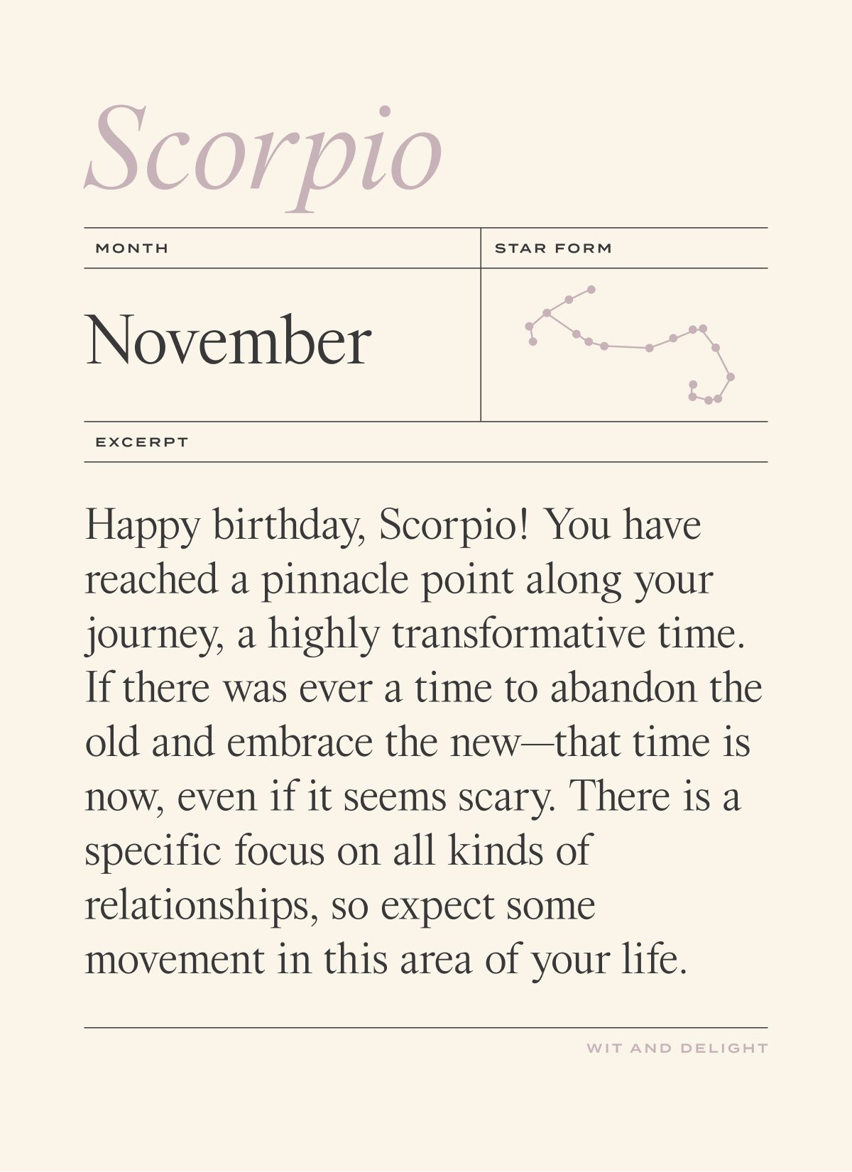 November 2022 Horoscopes: The Wild Ride of Scorpio Season | Wit ...