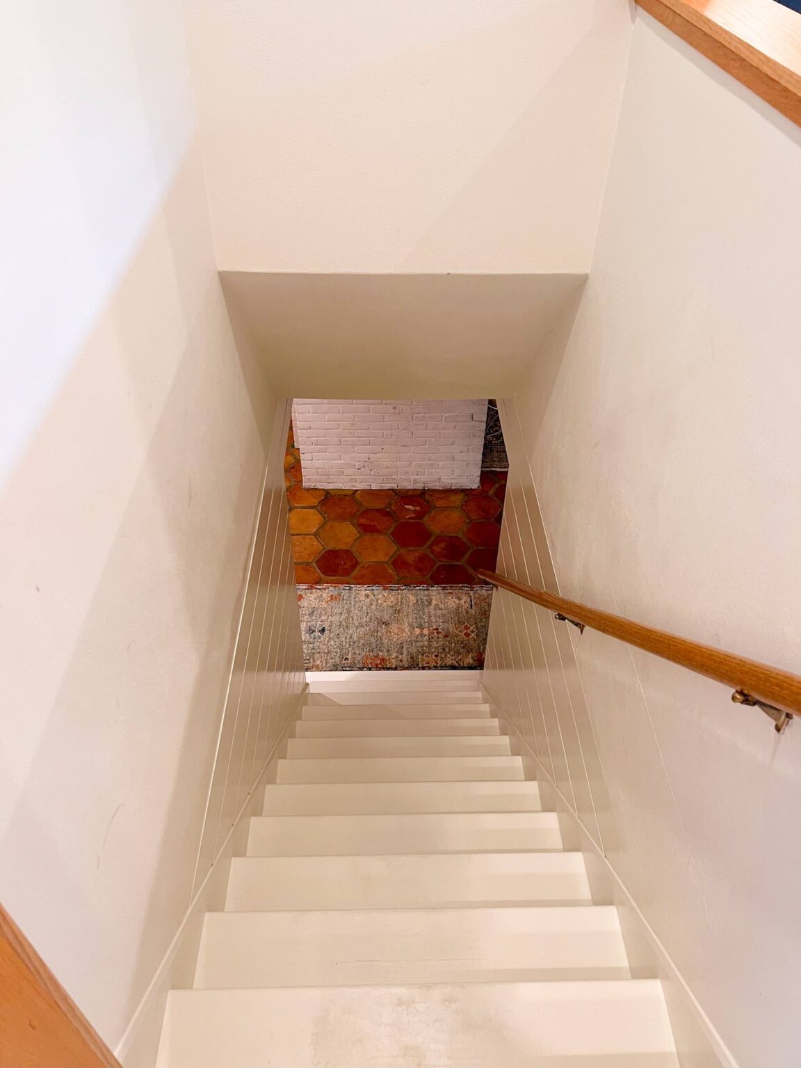 How We Transformed Our Basement Stairs With a Fresh Coat of Paint | Wit ...